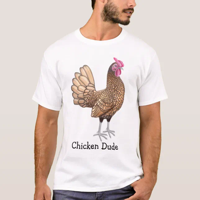Chicken Dude T-Shirt | Zazzle