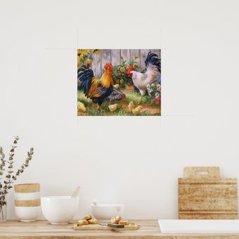 Chicken Family Poster | Zazzle