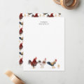 Chicken Farm Animal Note Card | Zazzle