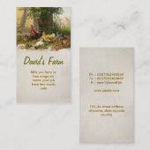 chicken farm business card | Zazzle