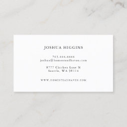 Chicken Farm Business Card | Zazzle