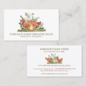 Chicken Farm Fresh Eggs Business Card | Zazzle