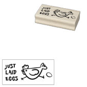Chicken Fresh Farm Egg Carton Rubber Stamp | Zazzle
