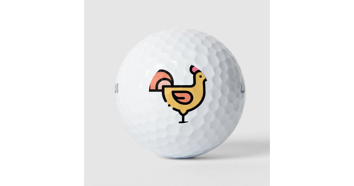 Chicken Golf Balls | Zazzle