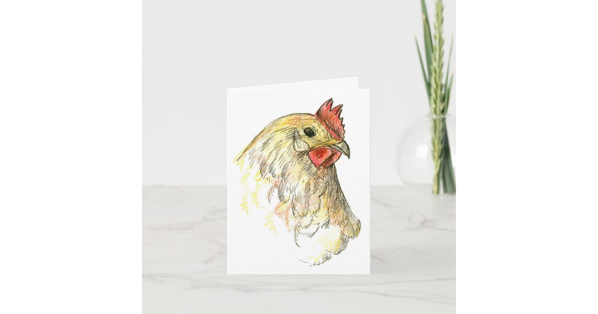 Chicken Hen Farm Animal Thank You | Zazzle