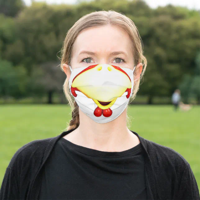 Chicken mask face mask | Zazzle