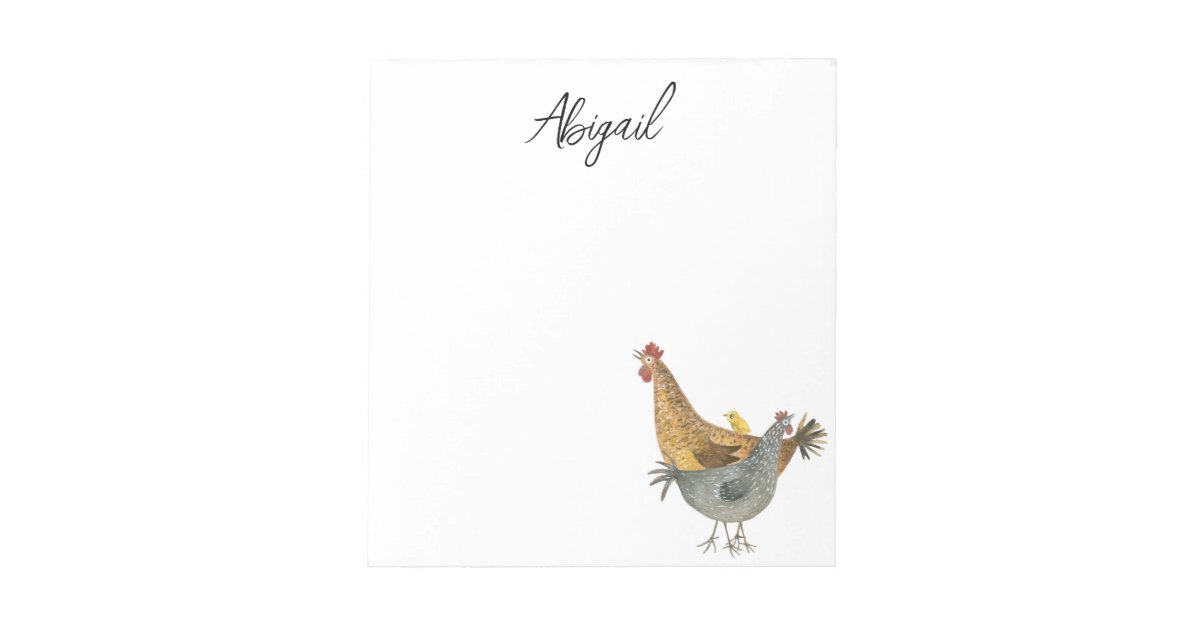 Chicken NotePad | Zazzle