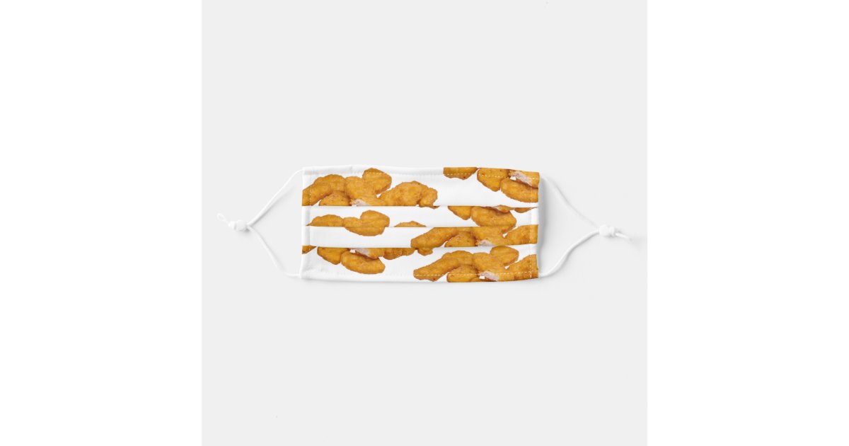 Chicken Nugget Face Mask | Zazzle