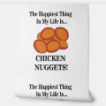Chicken Nugget Fast Food Funny Chicken Nugget Wallpaper | Zazzle