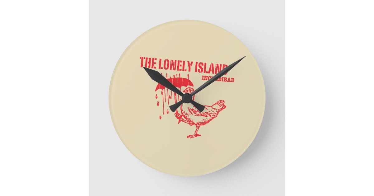 Chicken Round Clock | Zazzle
