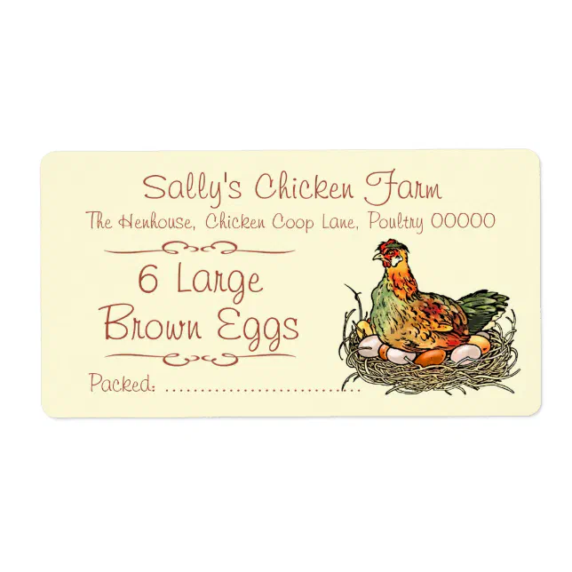 egg drawing with label