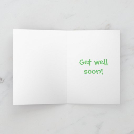 Chicken Soup Get Well Card | Zazzle