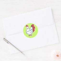 Chicken sticker | Zazzle