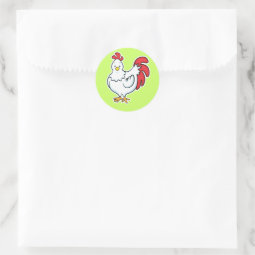 Chicken sticker | Zazzle