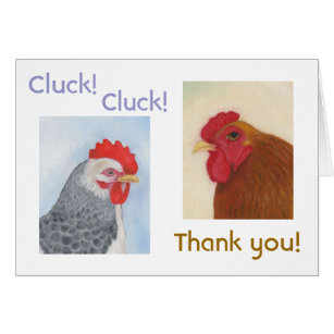 Chicken Thank You Cards - Greeting & Photo Cards | Zazzle