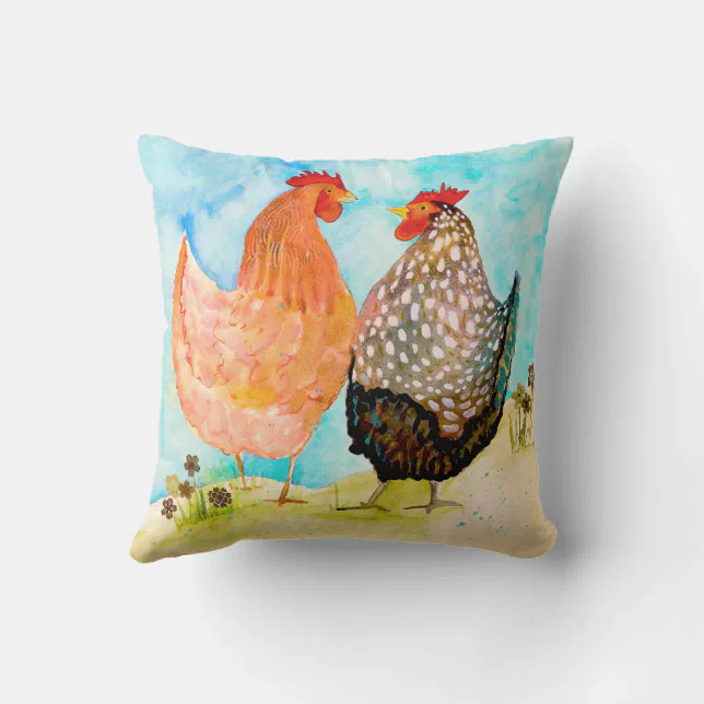 Chicken Throw Pillow | Zazzle