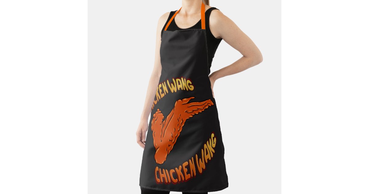 Chicken Wing All-Over Print Apron | Zazzle
