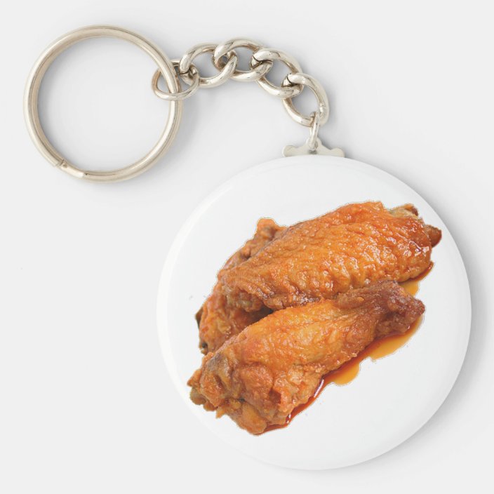 chicken wing Keychain | Zazzle.com