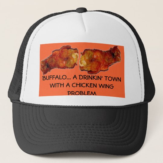 CHICKEN WING PROBLEM HAT | Zazzle.com