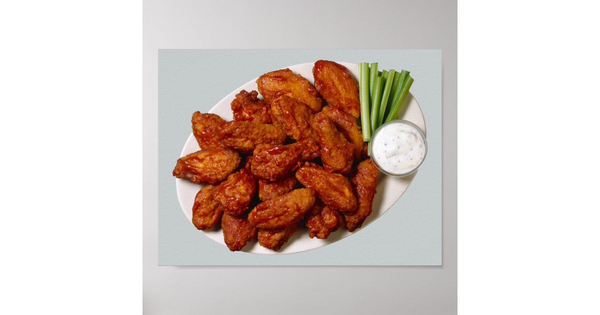 Chicken Wings Poster | Zazzle