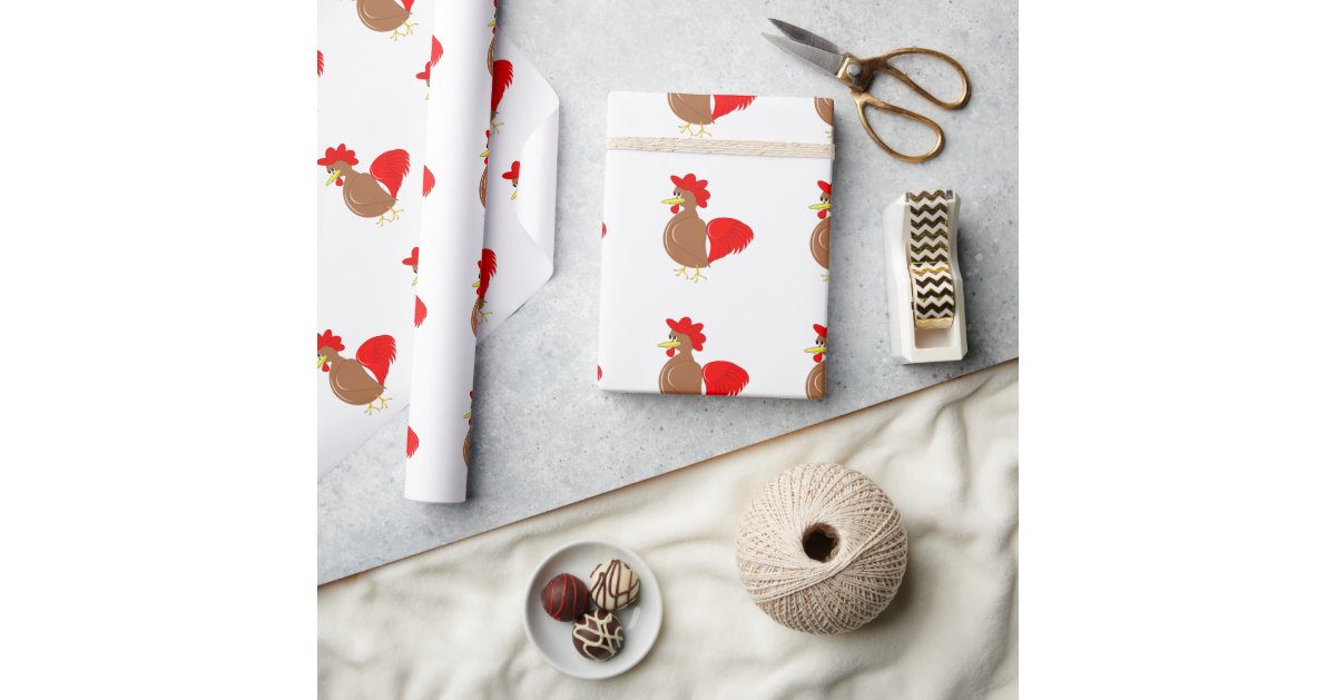 Chicken Wrapping Paper | Zazzle
