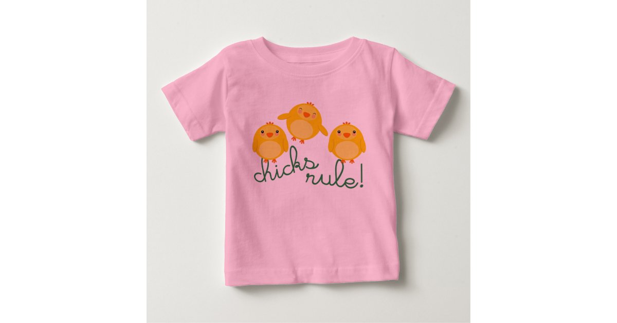 CHICKS RULE! - t-shirt | Zazzle