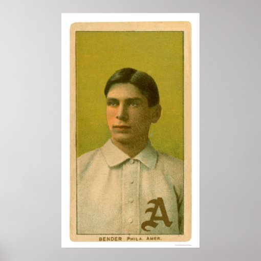 Chief Bender Baseball 1909 Poster | Zazzle