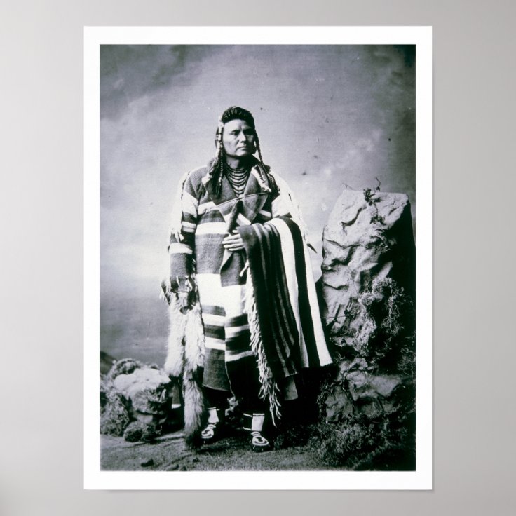 Chief Joseph (1840-1904) c.1880 (b/w photo) Poster | Zazzle