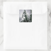 Chief Joseph (1840-1904) c.1880 (b/w photo) Square Sticker | Zazzle