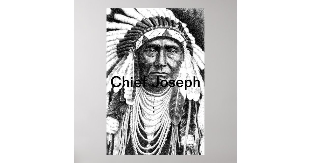 Chief Joseph 1 Posters-Prints Poster | Zazzle
