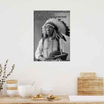 Chief Red Cloud Quote Poster | Zazzle