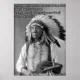 Chief Red Cloud Quote Poster | Zazzle