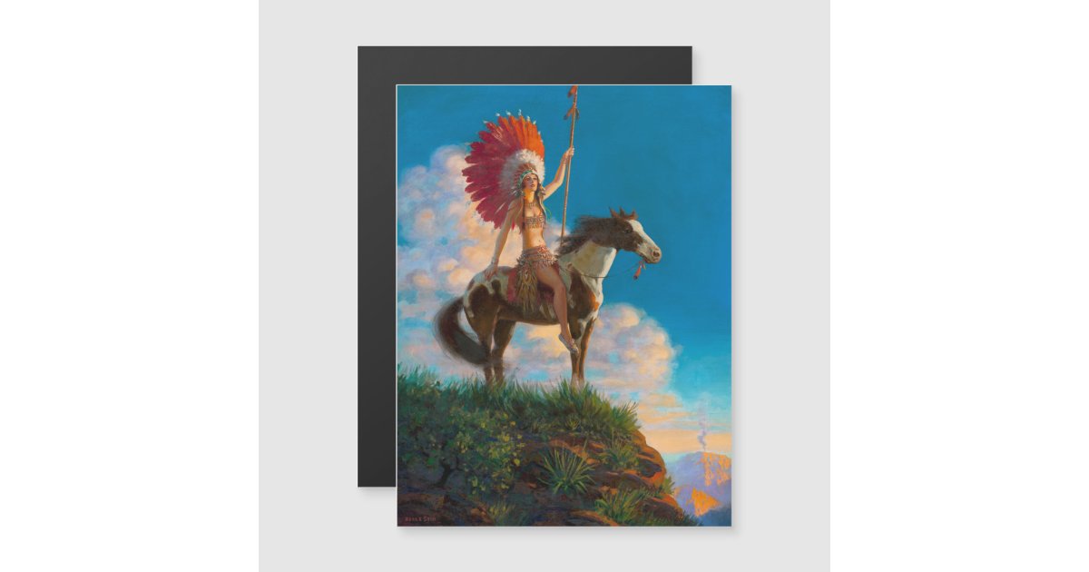 Chieftess Female Native American Indian Chief | Zazzle