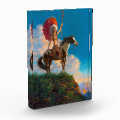 Chieftess Female Native American Indian Chief Photo Block | Zazzle