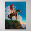 Chieftess Female Native American Indian Chief Poster | Zazzle