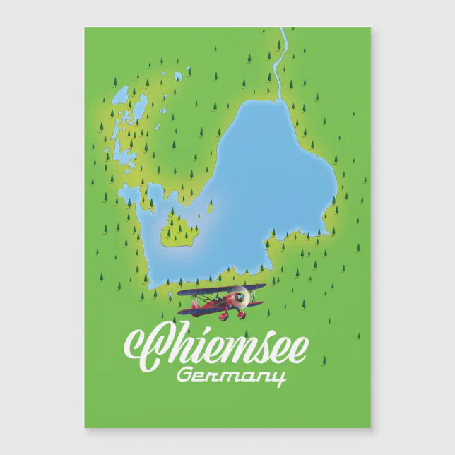 chiemsee Germany lake map | Zazzle
