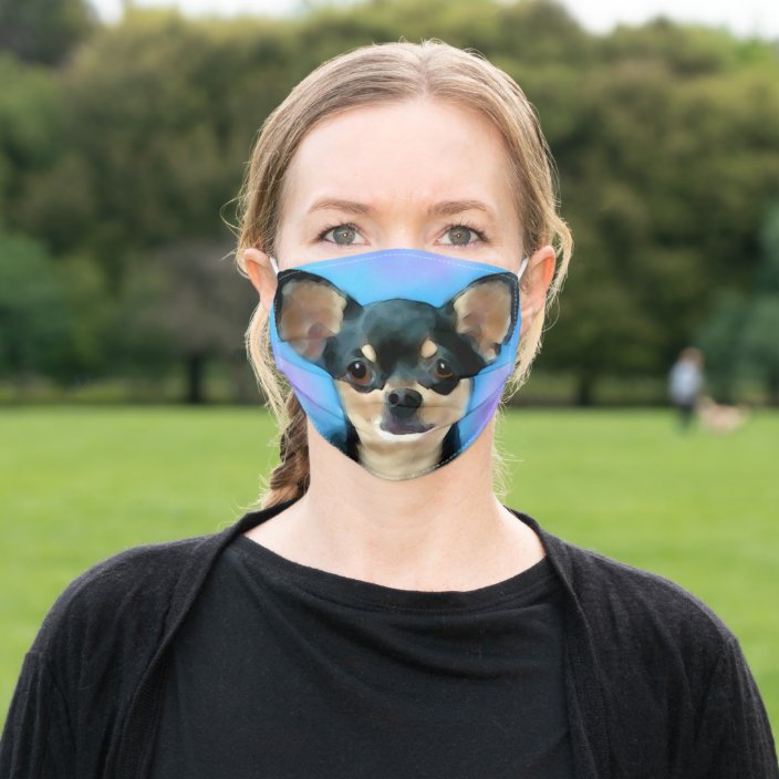 chihuahua adult cloth face mask | Zazzle.com