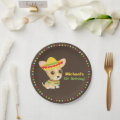 Chihuahua Mexican Fiesta Birthday Party Plates | Zazzle