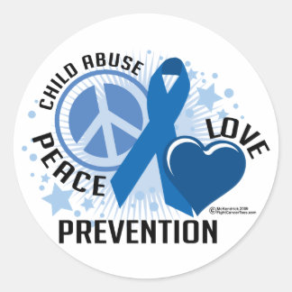 Stop Child Abuse Stickers | Zazzle