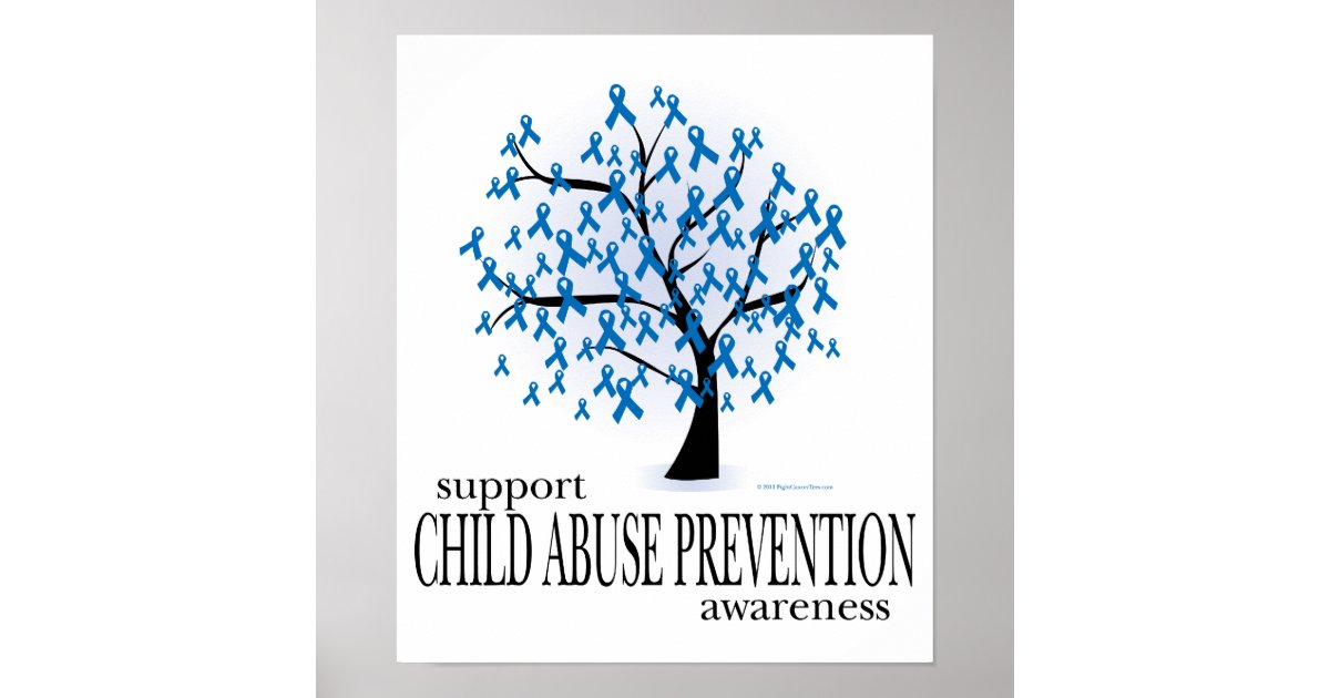 Child Abuse Prevention Tree Poster | Zazzle