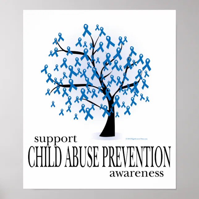 Child Abuse Prevention Tree Poster | Zazzle