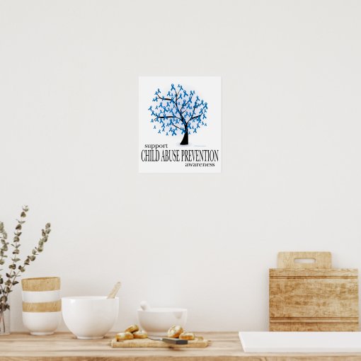 Child Abuse Prevention Tree Poster | Zazzle