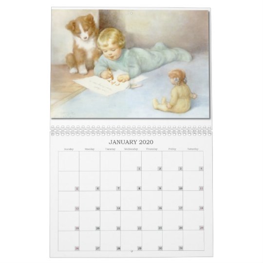 Child and Baby Prints Calendar | Zazzle.com