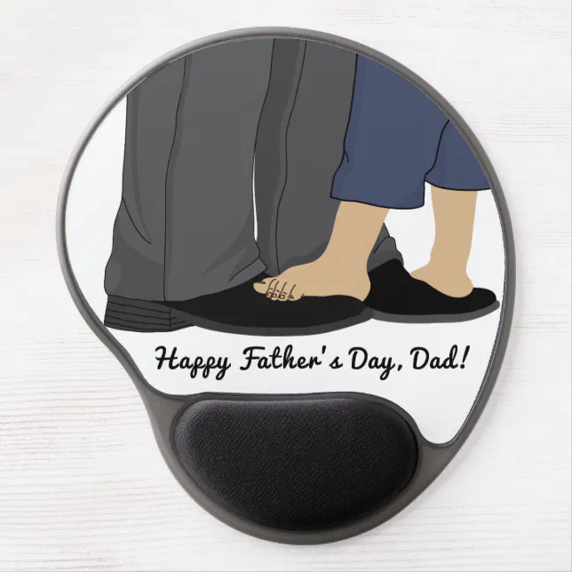 Child and Dad Gel Mousepad Personalize | Zazzle