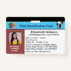 Child Boy Girl Photo ID Identification Card Badge | Zazzle.com