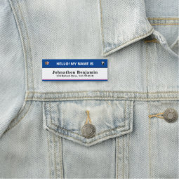 Child Boy Girl Kids ID Student Identification Name Tag | Zazzle