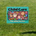 Child Care. Day Care. Advertising Customizable Yard Sign | Zazzle