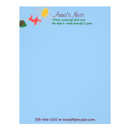 Daycare Letterhead | Zazzle