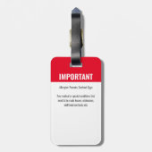 Child ID Identification Emergency Allergy Photo Luggage Tag | Zazzle