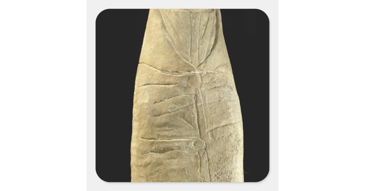 Child in swaddling clothes square sticker | Zazzle